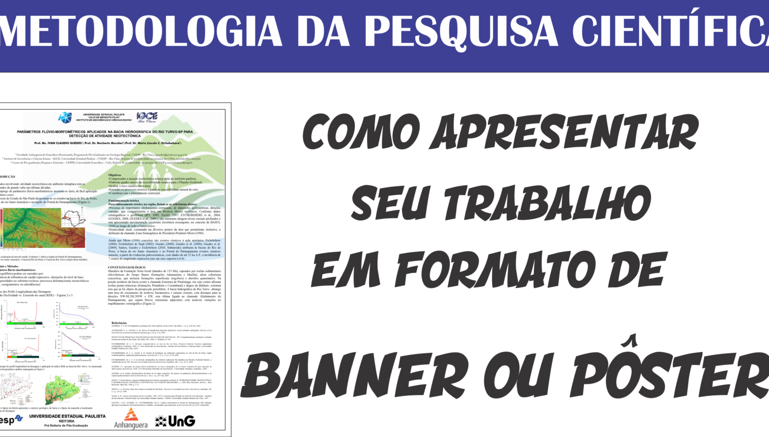 Exemplos de Banner Acadêmico: Inspiração para seu Trabalho Científico ...